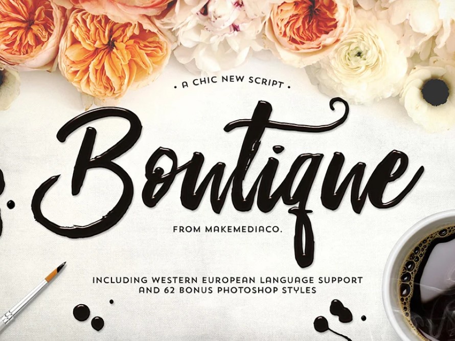 Font Việt hóa SVN Boutique Script